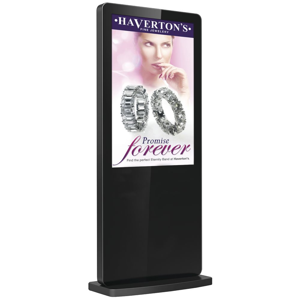 Freestanding Floor Digital Sign Touch Screen, 43"