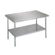 John Boos E-Series Stainless Steel Work Table With Shelf - 48"L x 30"W ...