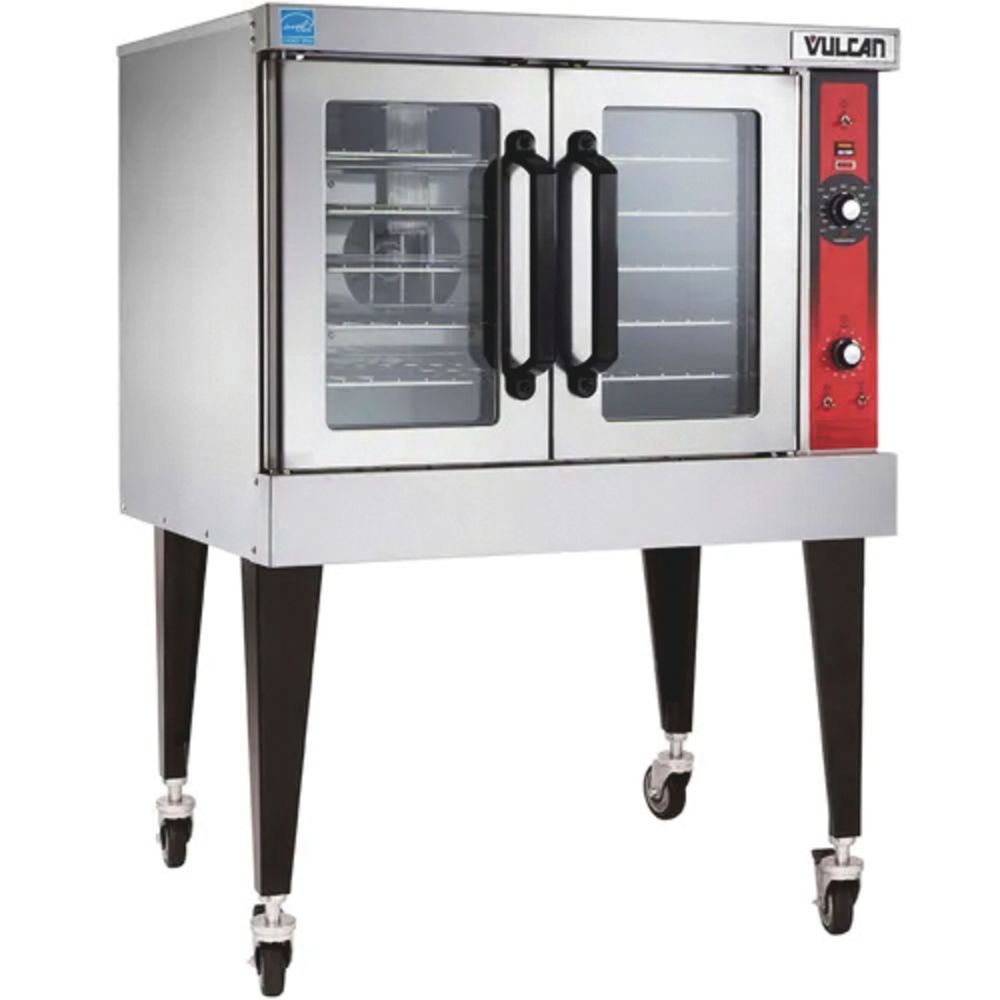 Vulcan VC4ED Electric Single-Deck Convection Oven with Legs, 480V