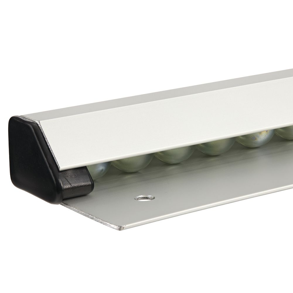 HUBERT® Aluminum Wall-Mount Ticket Holder - 36"L x 2-9/25"W x 9/10"H