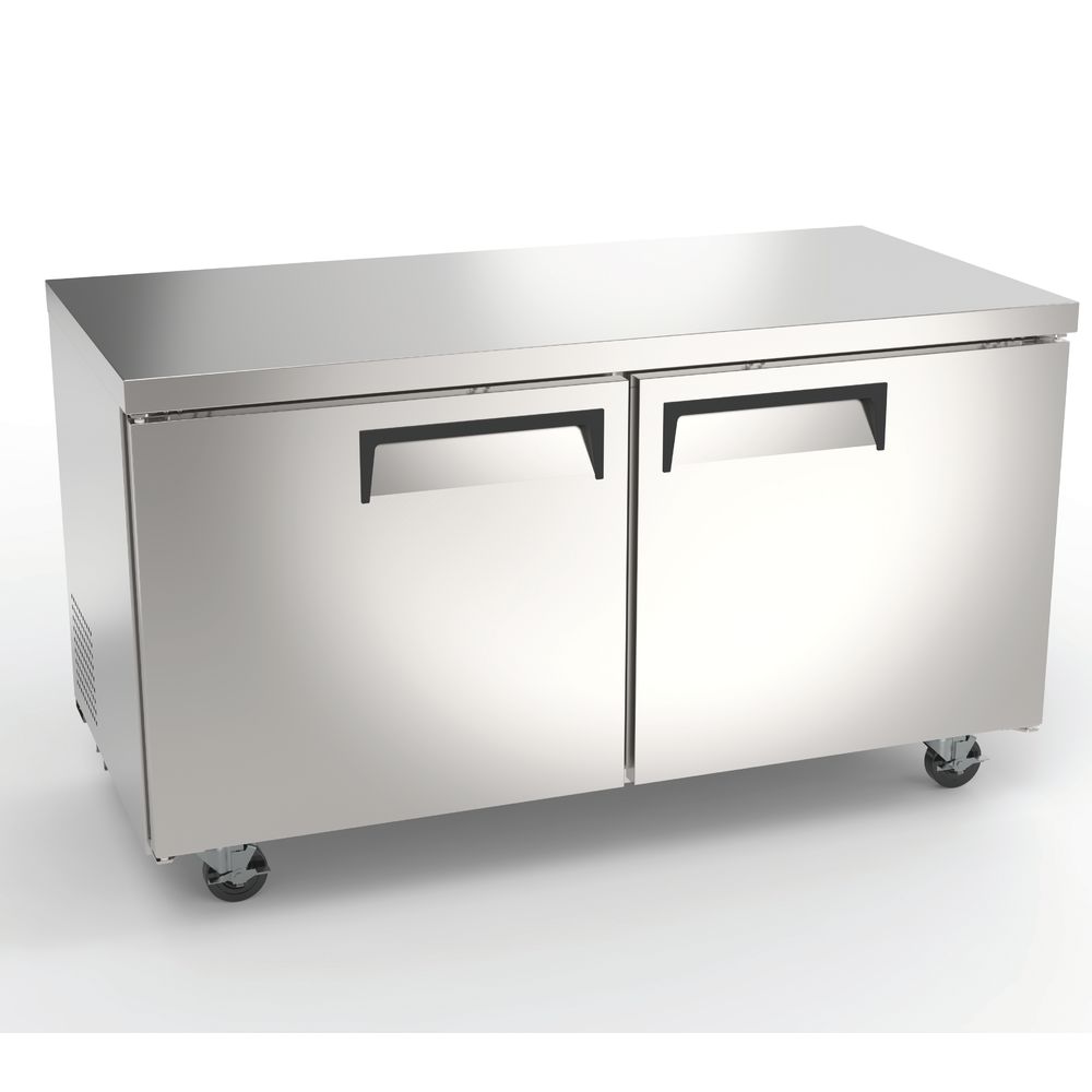 Kratos Two-Door Undercounter Freezer, 15 cu. ft. - 60"W