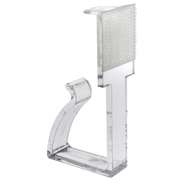 Snap Drape® Clear Plastic 2 3/4" Drop Edge Velcro® Tablecloth Clip