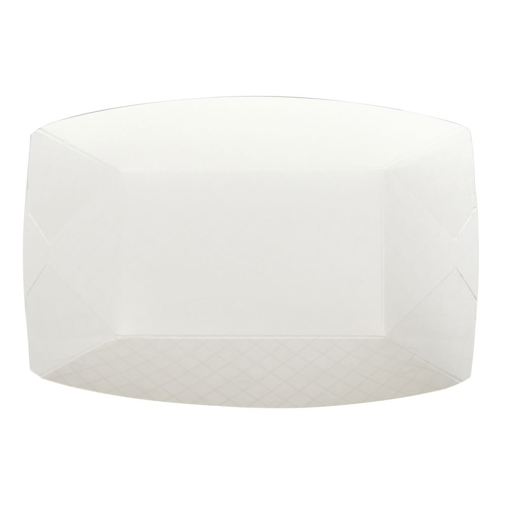 Dixie RP3008 Red Plaid Tray, 3 lb. - 5 81/100"L x 8 19/50"W x 2 9/10"H