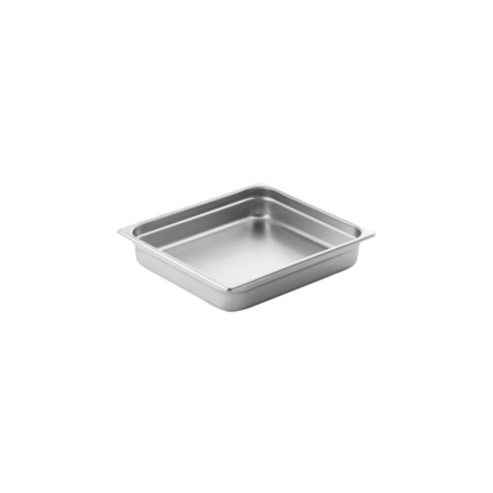 Front of the House 2/3 Size Oblong Stainless Steel 5.8 Qt. Food Pan