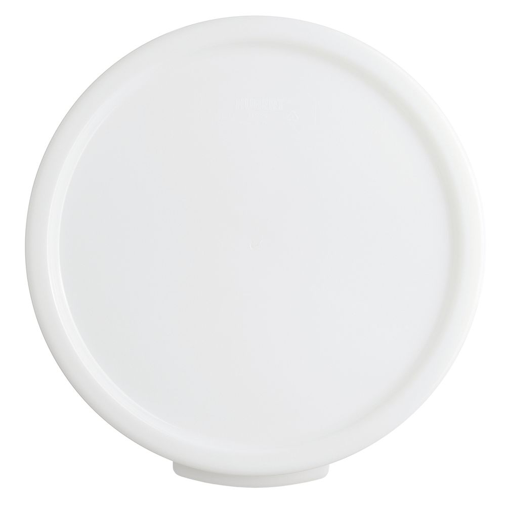 HUBERT White Lid for 22 Qt. Pail with Handle