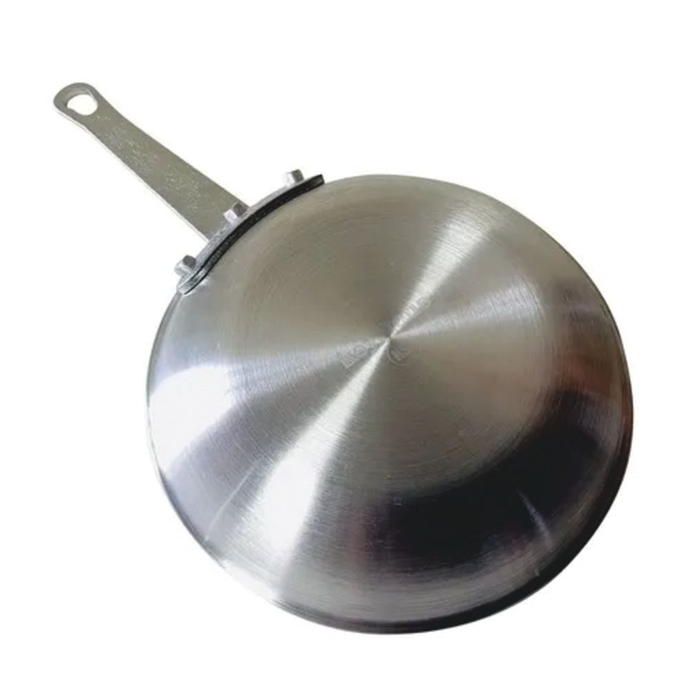 Central Exclusive 12" Aluminum Fry Pan with Natural Finish and ...