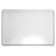 White Fiberglass Display Tray - 26"L x 18"W x 1"H