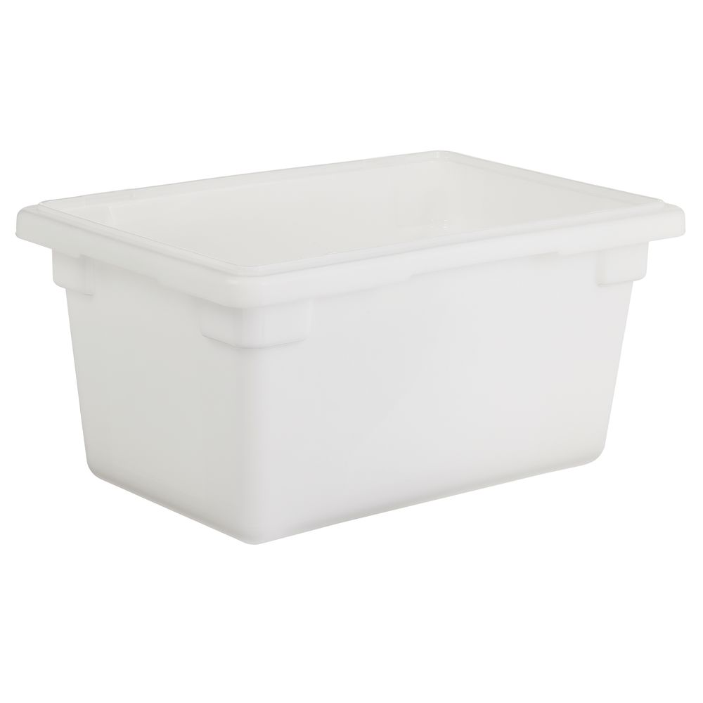 HUBERT® 4-3/4 Gal White Plastic Food Storage Box - 18"L x 12"W x 9"H
