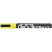 HUBERT® Yellow Fine Point Chalk-like Marker