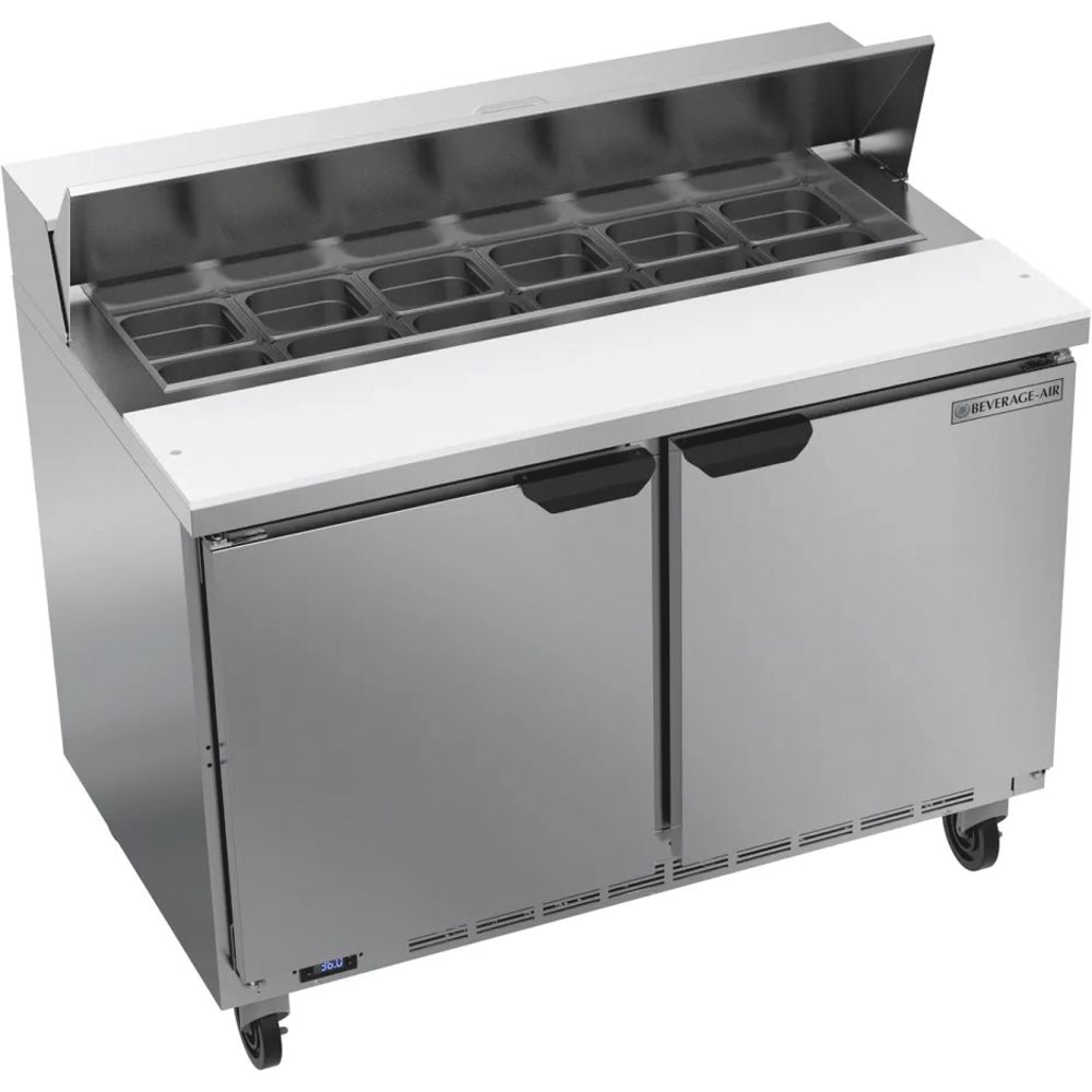 Beverage-Air SPE48HC-12 48" Two Door Sandwich Prep Table