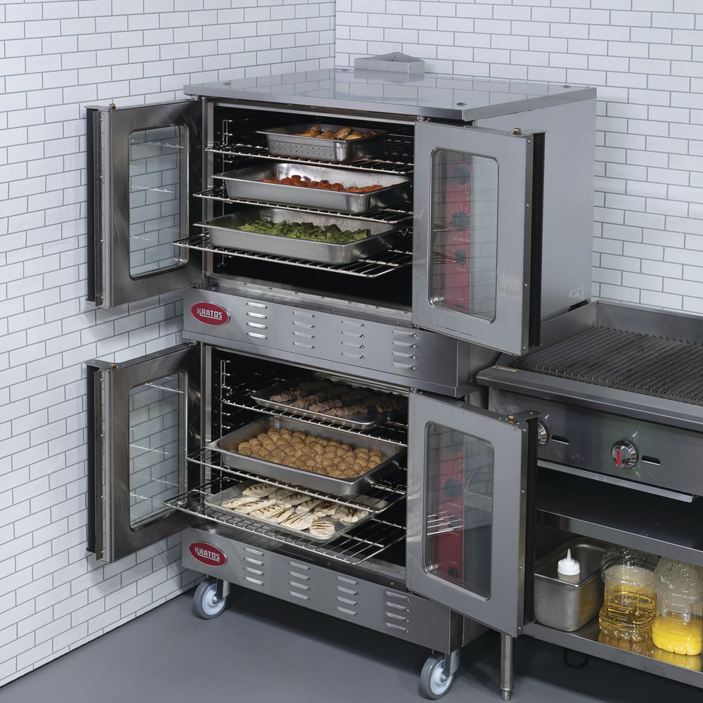 Kratos 29Y-063 Double Floor Electric Convection Oven, 240V, 3 Phase ...