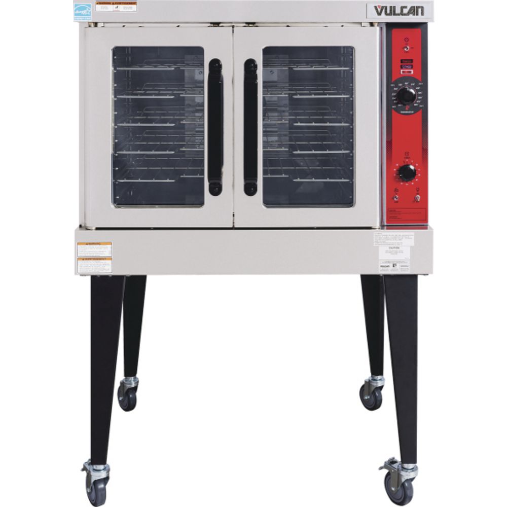 Vulcan VC4ED Single-Deck Electric Convection Oven with Casters, 208V