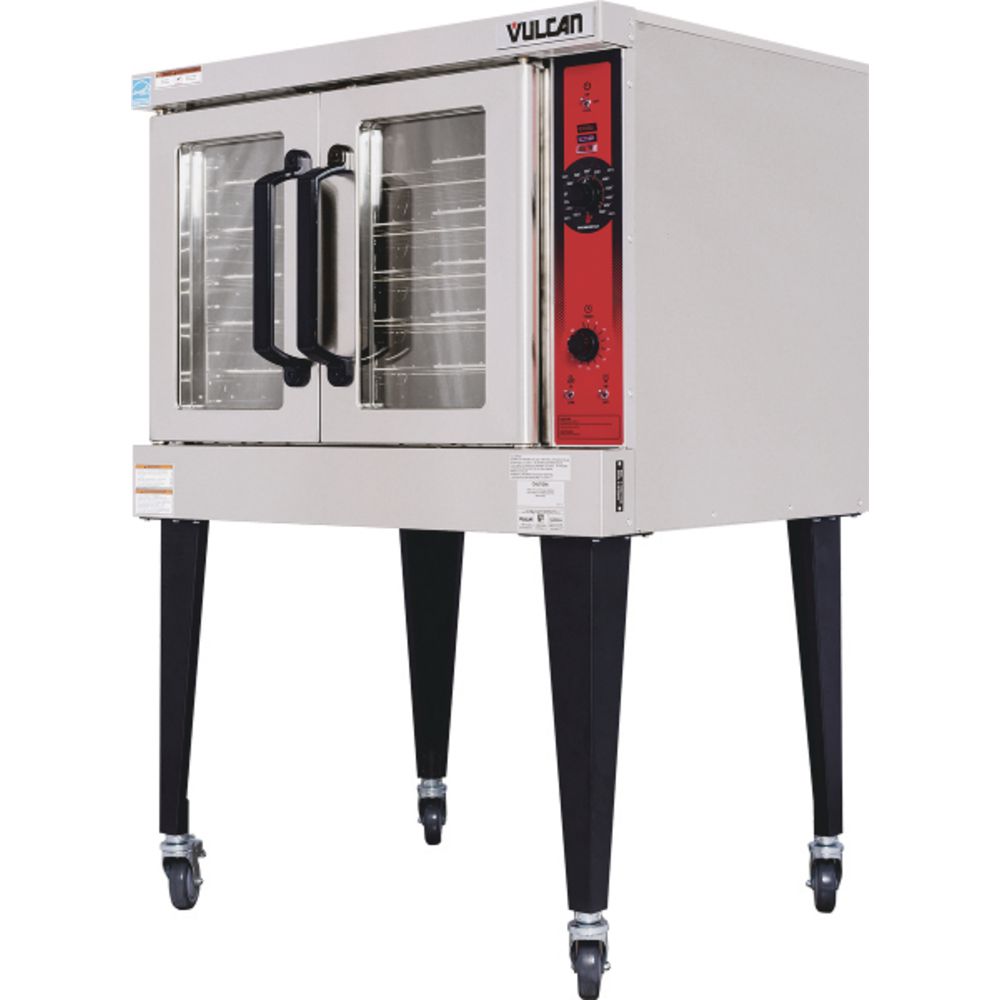 Vulcan VC4ED Single-Deck Electric Convection Oven with Casters, 208V