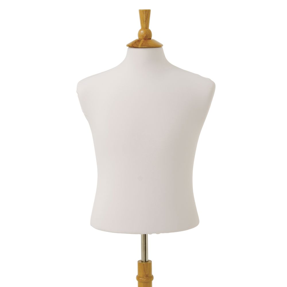 Economy Male Shirt Form Cover, White