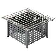 Cal-Mil Square Black Powder-Coated Steel Chafer Alternative - 12"L x 12 ...