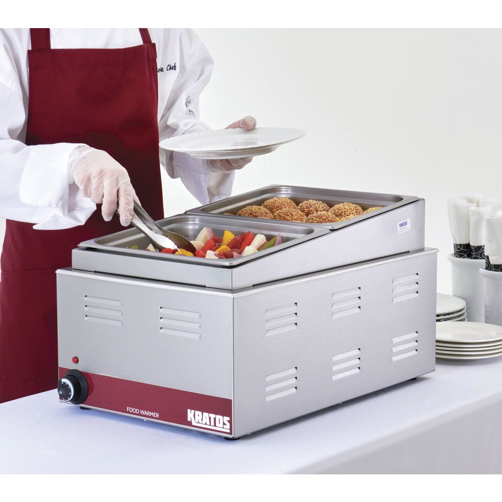 Kratos 28W-529 Stainless Steel Angled Display Adapter, for Food Warmers ...