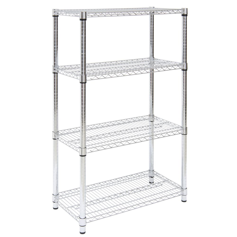 Expressly Hubert® Heavy Duty Wire Shelving With 1 1/2" Post - 48"L x 18 ...