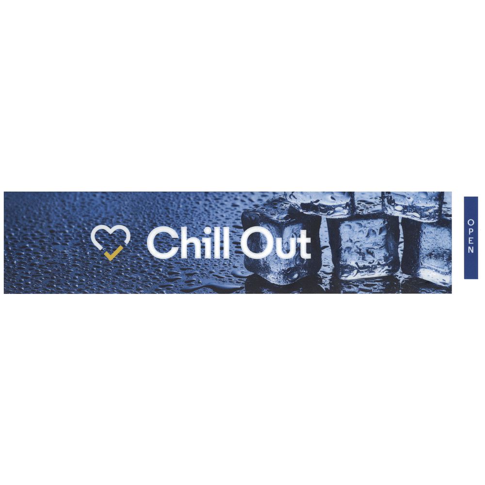 Chill Out Decal Labels Set of 2