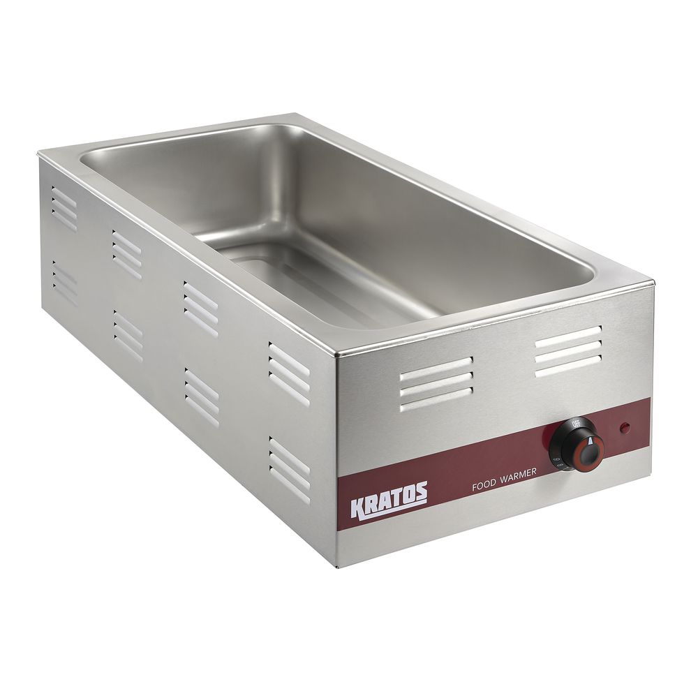 Kratos 28W-532 4/3-Size Electric Countertop Food Warmer, 12"x27"