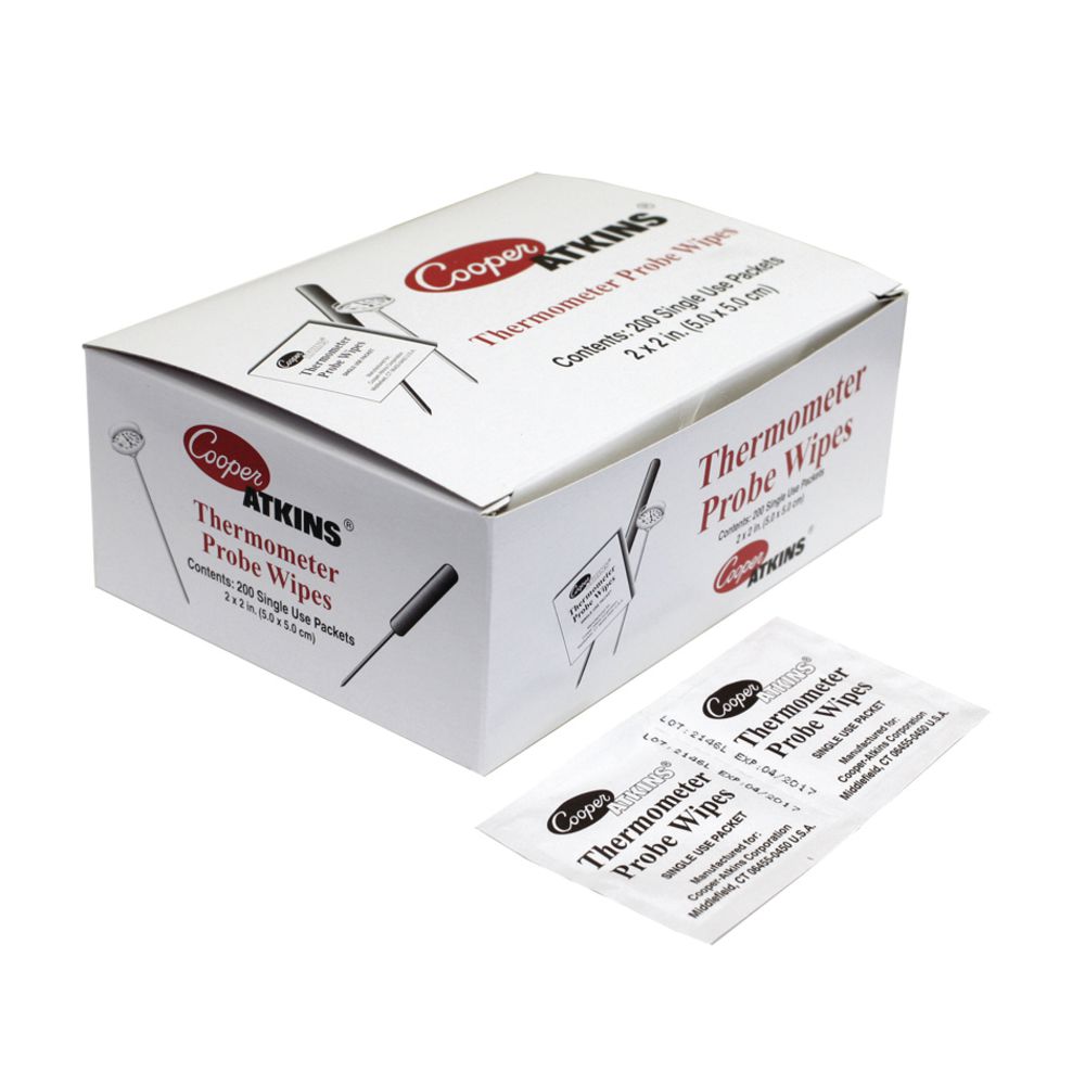 Taylor Anti-Bacterial Thermometer Probe Wipes, 100 per pack