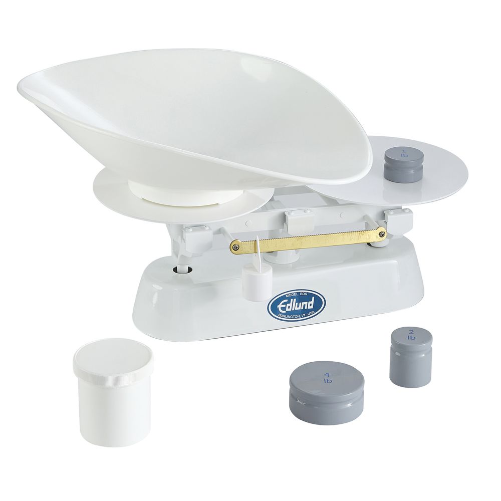 Edlund® BDS-8 Bakers Dough Scale 8 Lb x 1/4 oz, White