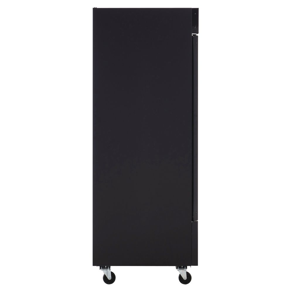 Kratos 67K-206 2 Swing Door Black Refrigerated Merchandiser - 53-1/8"W x 31-7/8"D x 83-9/10"H