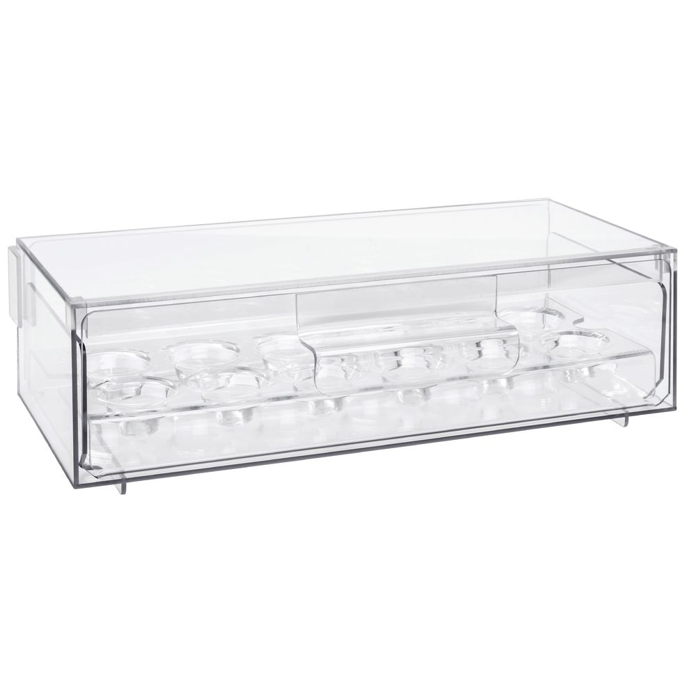 Acrylic Egg Case with Drawer & Insert