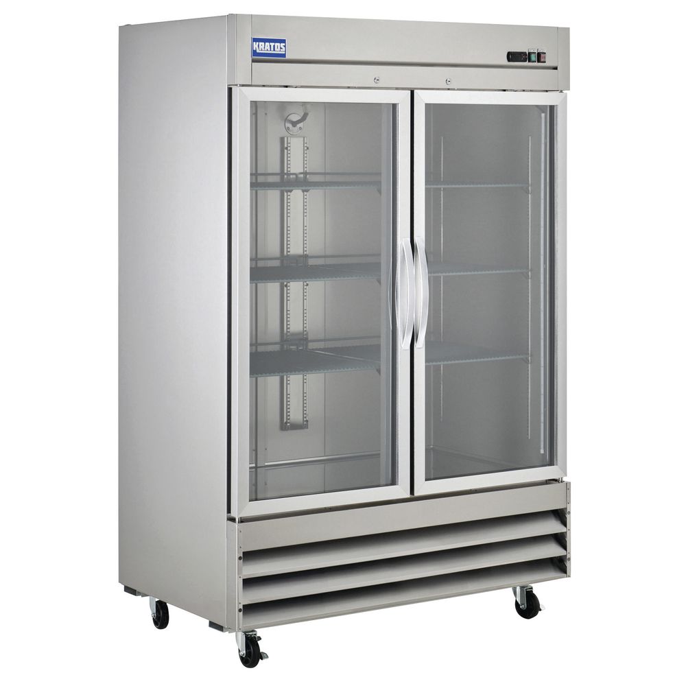 Kratos Solid Two-Door Reach-In Freezer, 29.73 cu. ft. Capacity - 39.5"W
