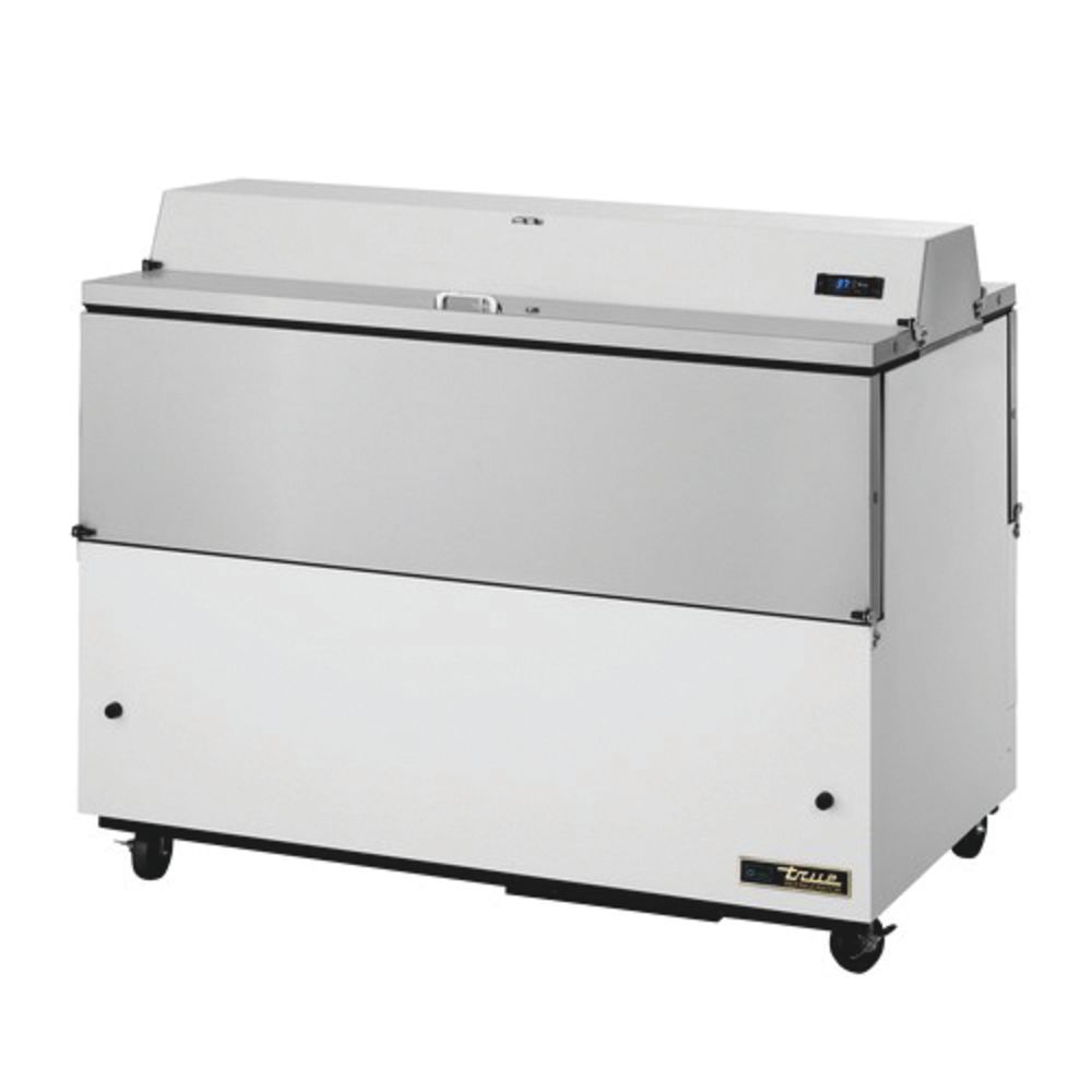 True TMC-58-DS Dual Access Forced Air Milk Cooler, 24.5 Cu. Ft.