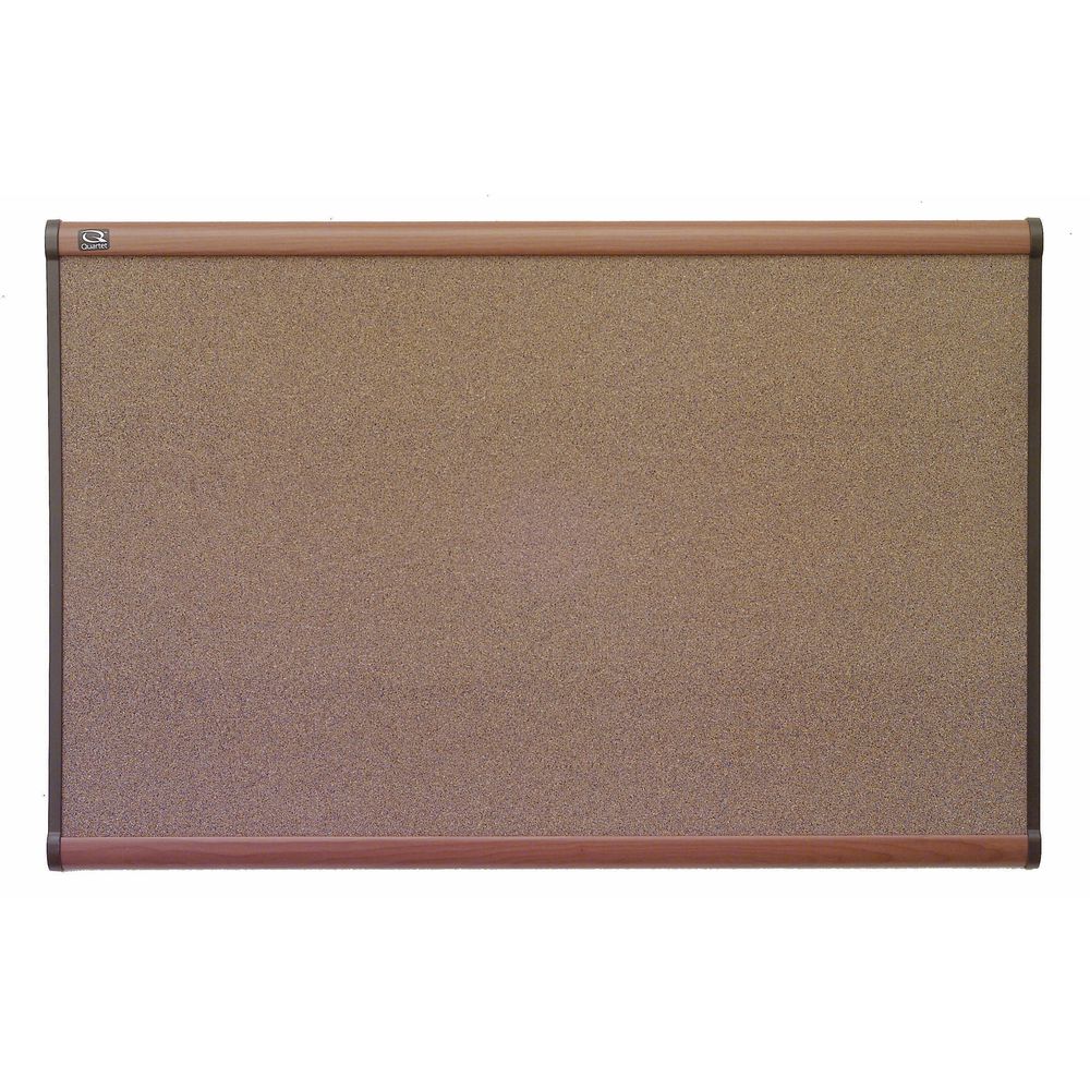 Acco Prestige™ Cork Bulletin Board Graphite Frame - 48"L x 36"H