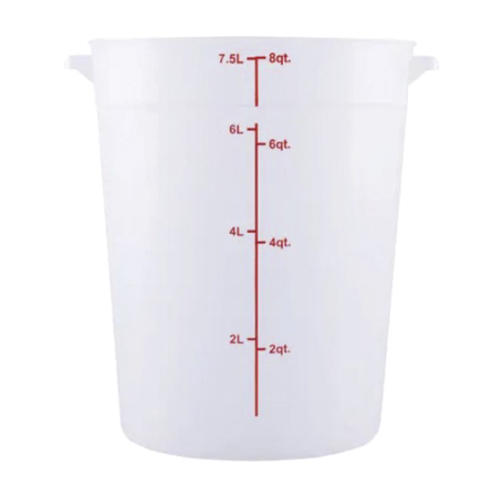 CenPro 29A-051 8 Qt Round Translucent Food Storage Container
