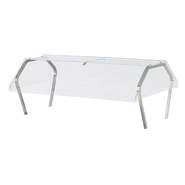 Vollrath 38064 Acrylic Steam Table Sneeze Guard Fits 4 Well - 61 1/4"L ...