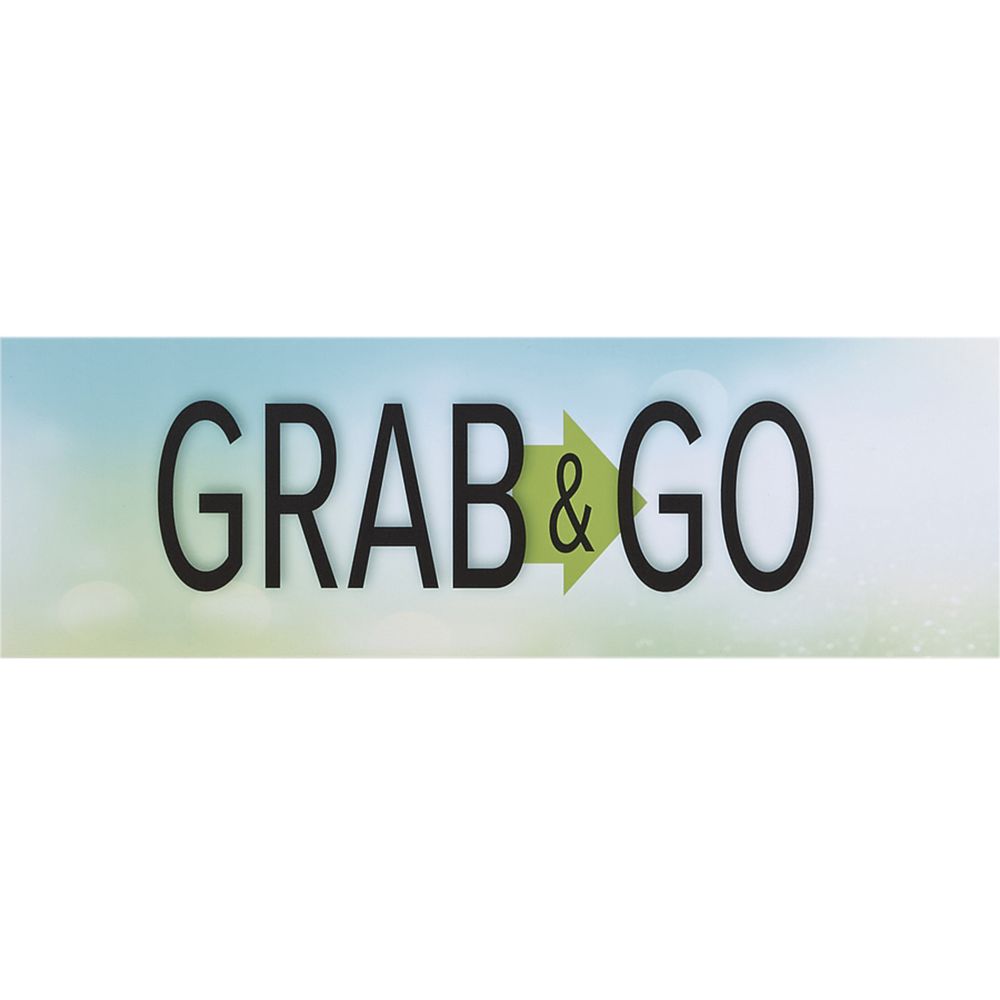 HUBERT® Grab-and-Go Magnet Kit for Adjustable Salad Bars, 4-Piece Set