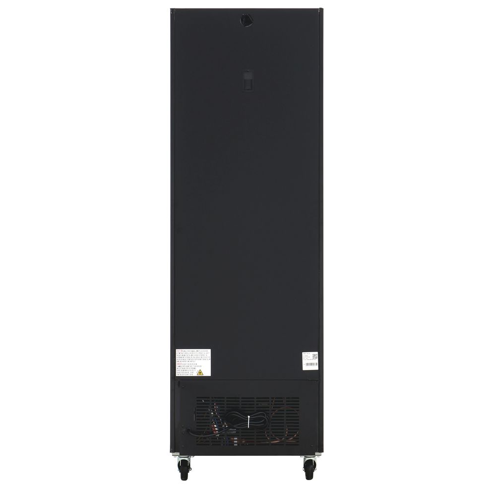 Kratos One-Door Merchandising Freezer, Black - 27"W