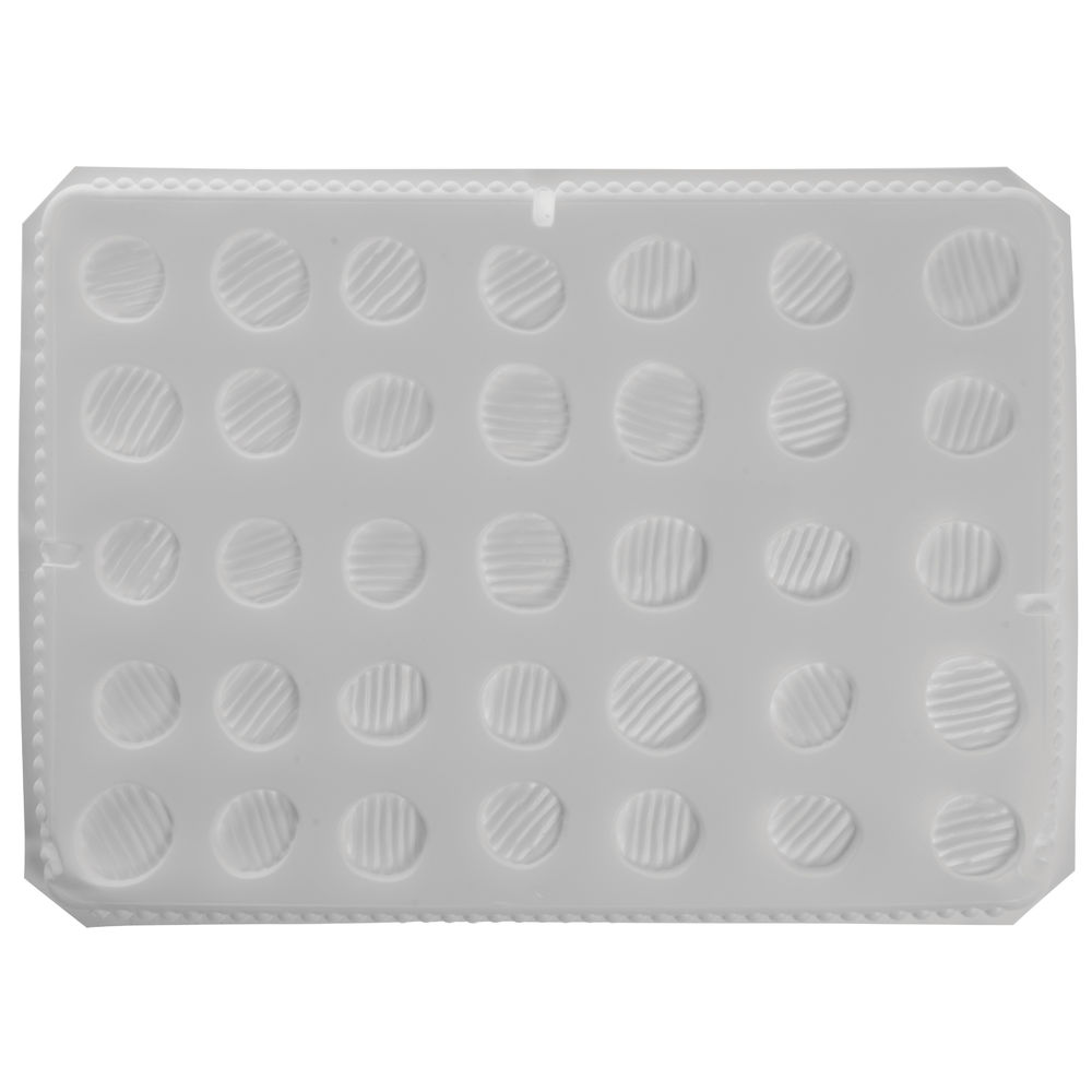 Culinary Puree White Polypropylene Ham Slice Puree Mold - 17"L x 11"W