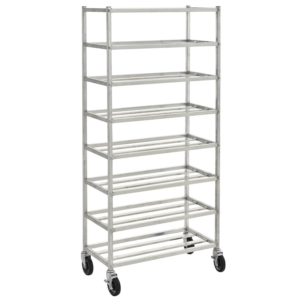 Kratos Aluminum Side-Load Platter Rack - 16"W x 33"D x 70-1/4"H