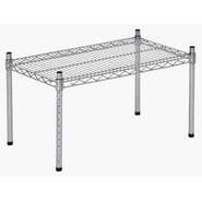 Kratos Chrome Wire One-Shelf Dunnage Rack - 14"W x 24"L x 14"H
