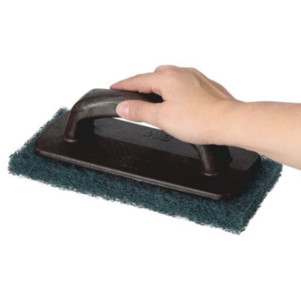 3M™ Doodlebug™ Blue Medium-Grade Utility Pad for Floors - 10"L x 4-5/8"W