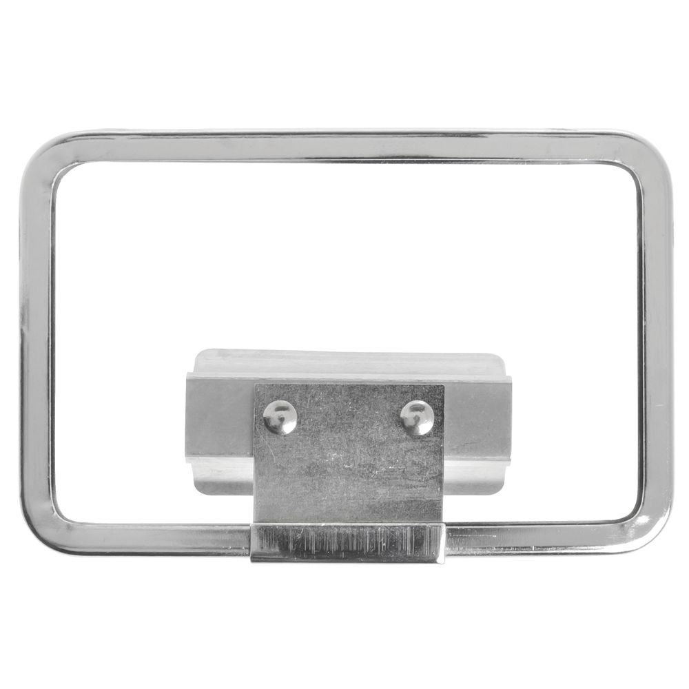 Chrome Metal Horizontal Clip-In Sign Frame - 11"L x 7"H