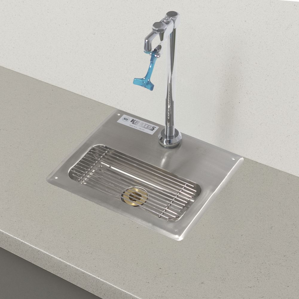Kratos Glass Filler Station with 10" Faucet and Drip Tray