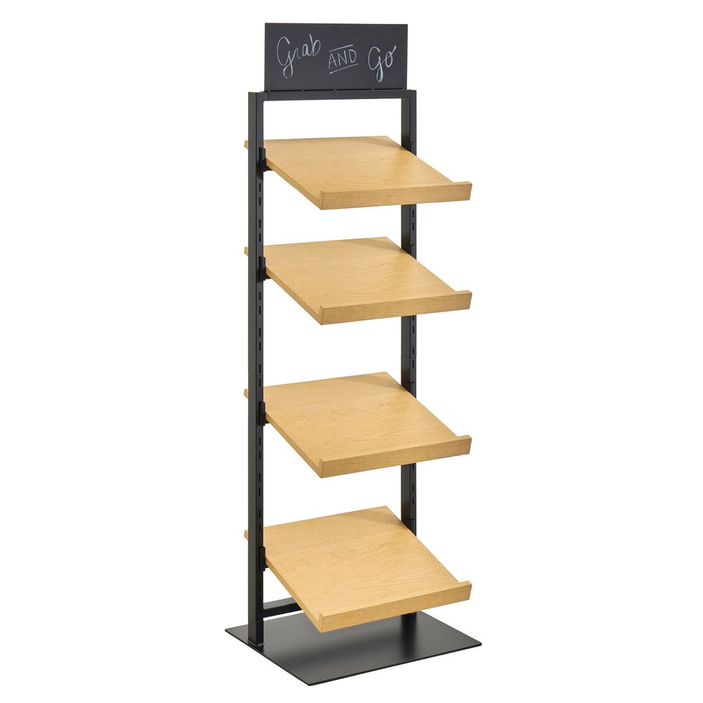 Hubert Angled Laminate Shelf for Floor Display 19 1 2 W x 18 3 4 D x 2 H