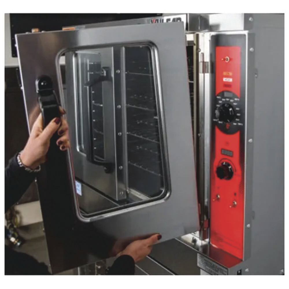 Vulcan VC44ED Electric Double-Deck Convection Oven with Legs, 480V