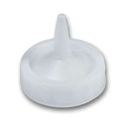 FIFO White Plastic Precision Tip Lid