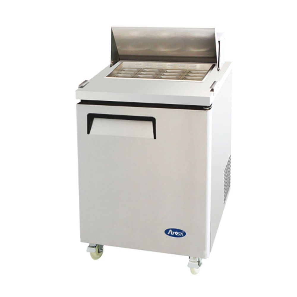 Atosa MSF8306GR 48" Refrigerated Mega Top Sandwich Prep Table, (18) Pan ...