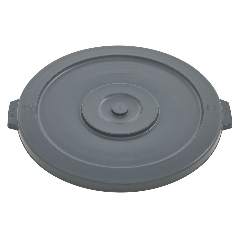 HUBERT® Grey Trash Can Lid for 44 Gal - 27-3/5"Dia x 2"H
