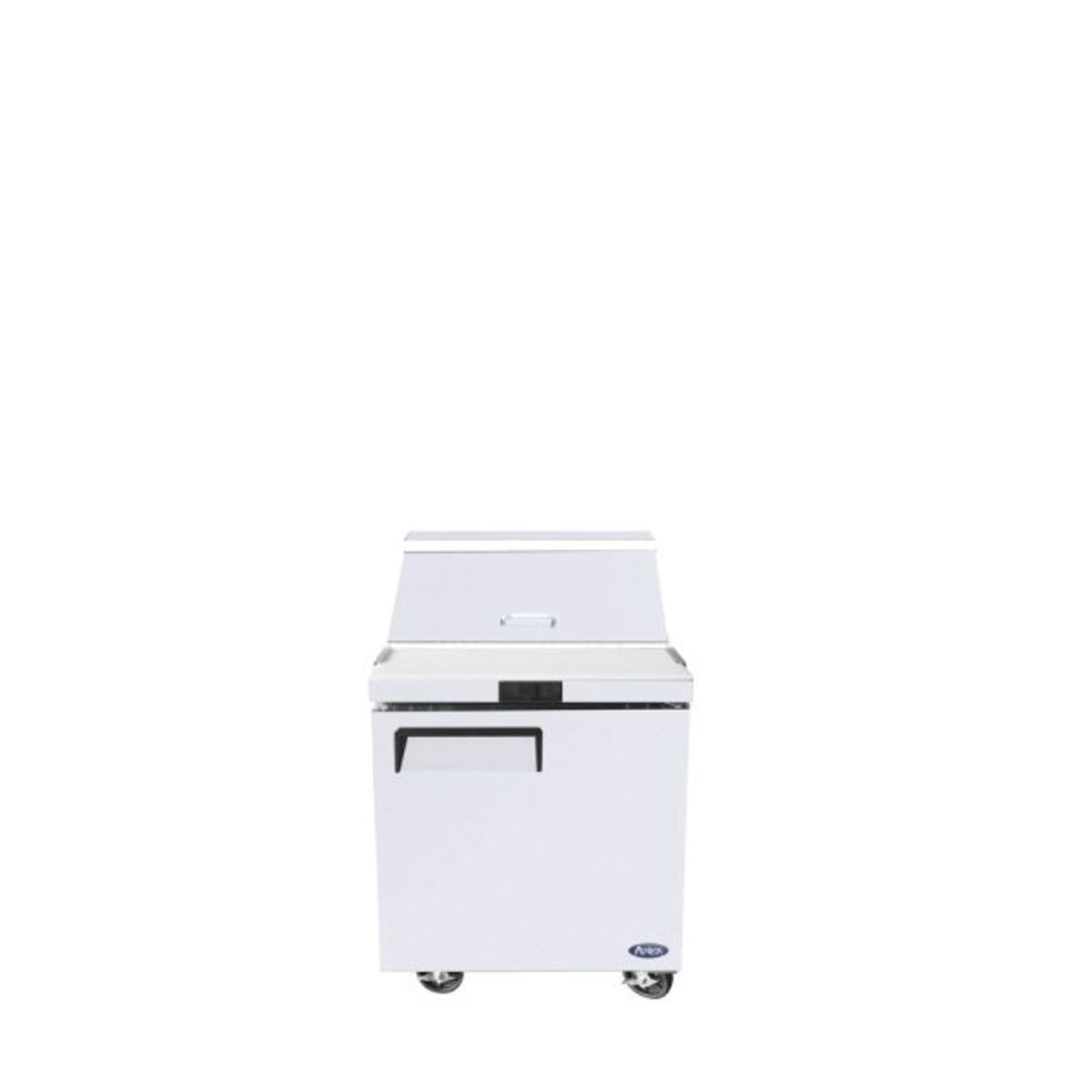 Atosa MSF8301GR 27" Refrigerated Sandwich/Salad Prep Table, 8-Pan Capacity