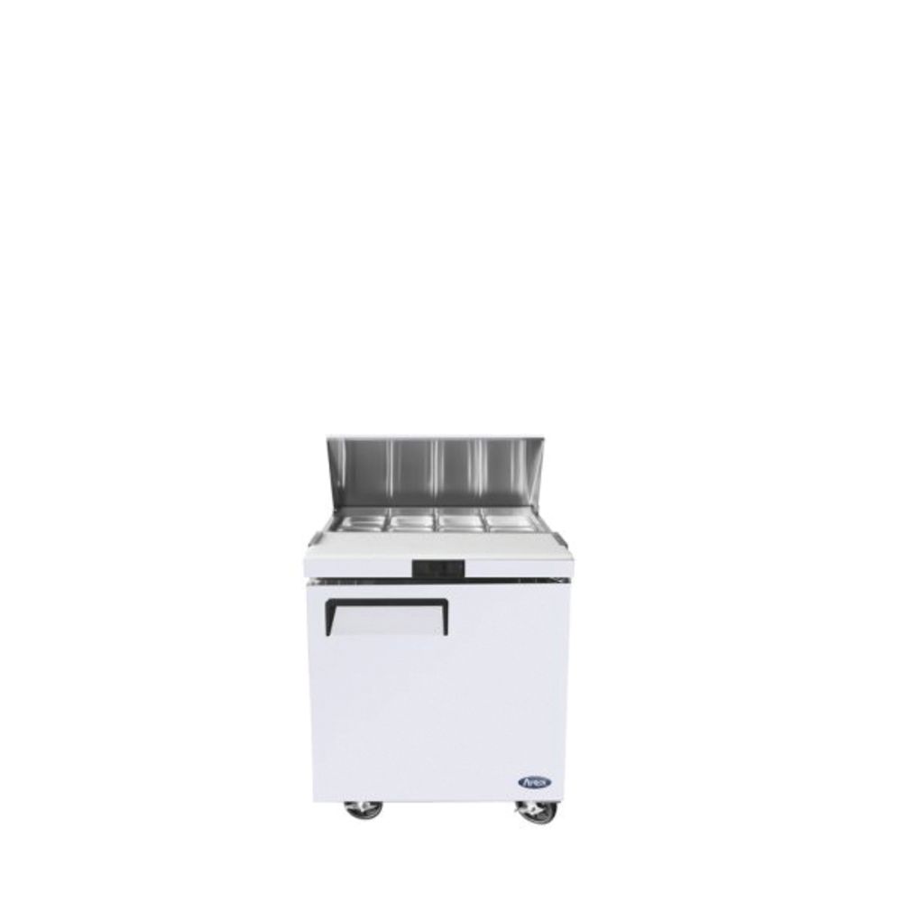 Atosa MSF8301GR 27" Refrigerated Sandwich/Salad Prep Table, 8-Pan Capacity