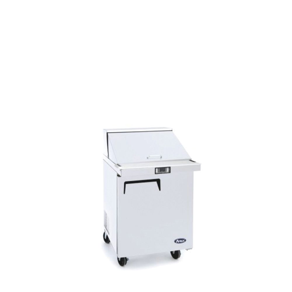 Atosa MSF8301GR 27" Refrigerated Sandwich/Salad Prep Table, 8-Pan Capacity