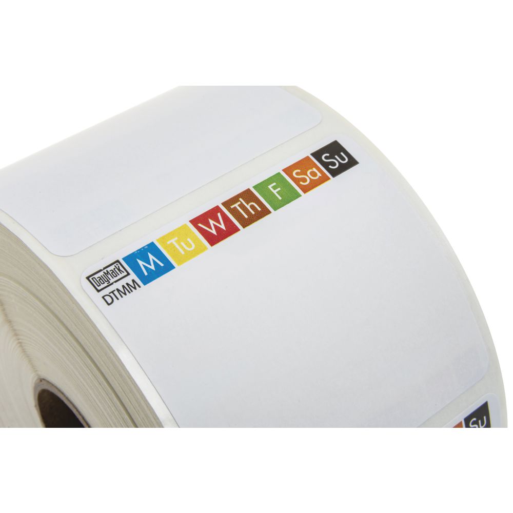 LABELS, DAYS OF THE WEEK 1000/ROLL