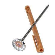 Taylor Bi-Therm® Brown Color-Coded Dial Thermometer - 5"L Stem